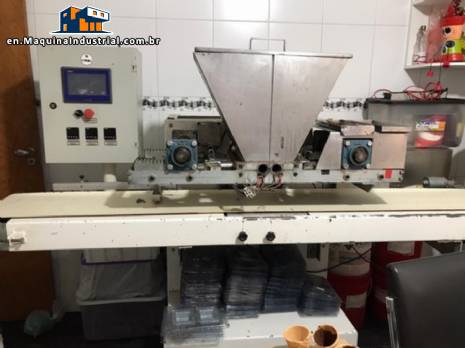 One shot dosing chocolate machine Pirog - Maquina Industrial - Used ...